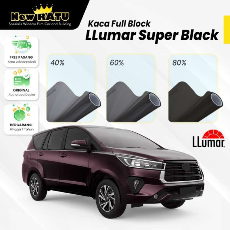 Promo Kaca Film Llumar Black Untuk Kaca Depan Hitam Pekat Diskon 23% Di Seller Jayide Shop ...