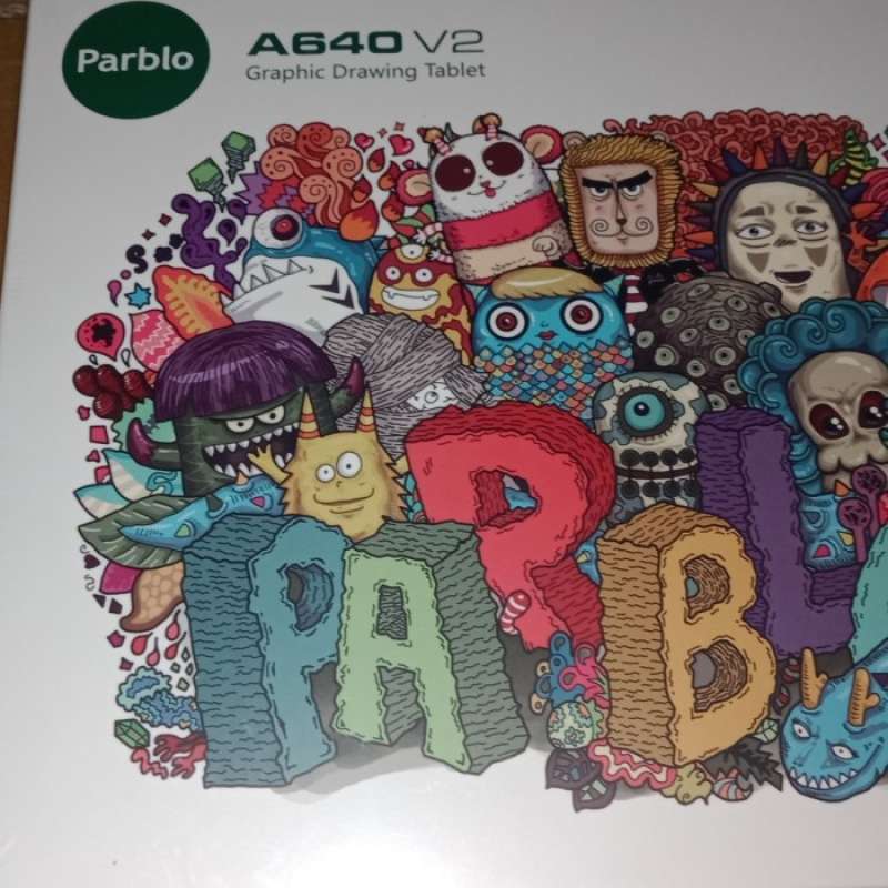 Promo Parblo A640 Drawing Pen Tablet Drawing 8192 Press Level Garansi 1 ...