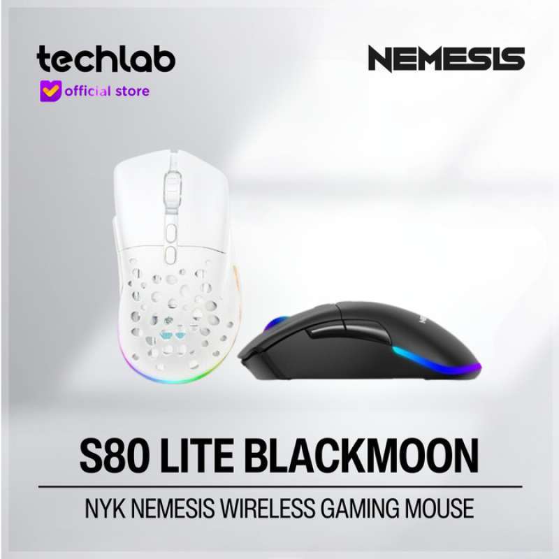 Promo Nemesis S80 Lite Blackmoon Wireless Gaming Mouse Diskon 23% Di ...