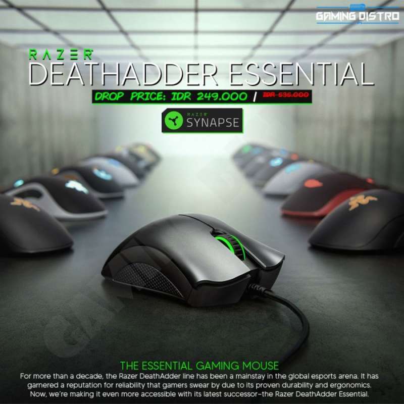 Promo Mouse Gaming Deathadder Essential - Deathadder Essential Diskon ...