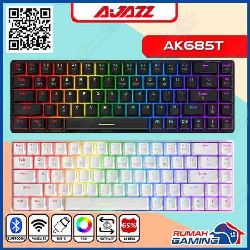 Promo Mechanical Keyboard - Ajazz Ak685t - 65% - 3 Mode - Hotswap - Rgb Diskon 23% Di Seller ...