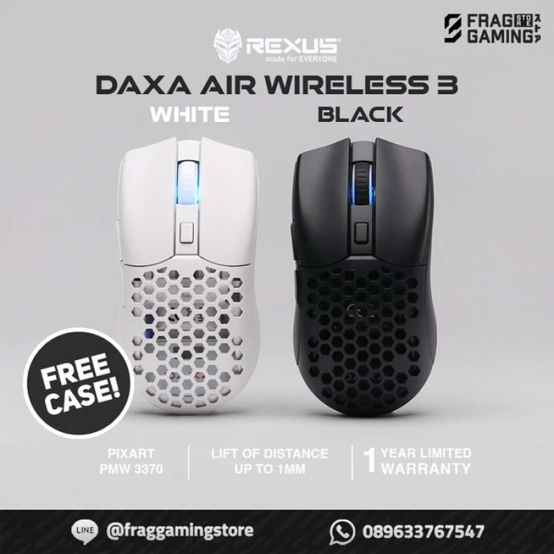 Promo Daxa 3 / Daxa Iii Wireless Rgb Pro Gaming Mouse Diskon 23% Di Seller Utepe Store ...