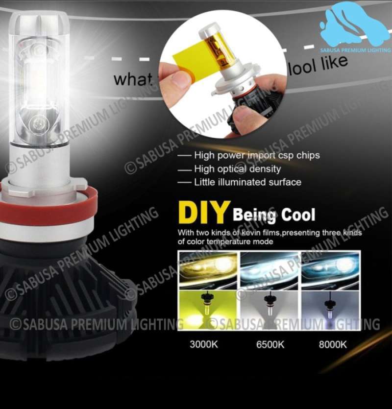 Promo Lampu Mobil Led H4 H11 Foglamp Headlamp Utama Xenia Dll Diskon 13% Di Seller Toplets Shop ...