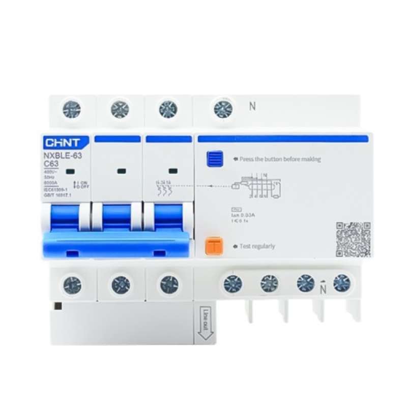 Promo Rcbo + Mcb Chint Nxble-32 1p+n 6 10 16 20 25 32 (a) 6ka - Khusus 300ma - 3p+n 300ma 10a ...