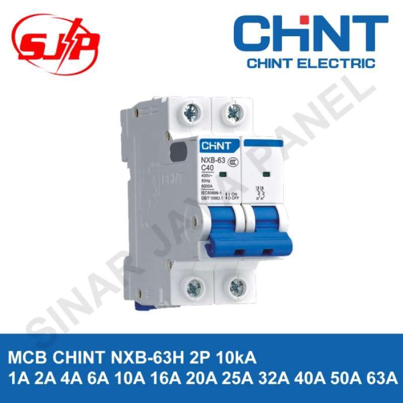 Promo Mcb Chint Nxb-63h 2p 10ka 1a 2a 4a 6a 10a 16a 20a 25a 32a 40a 50a 63a - 63a Diskon 50% Di ...