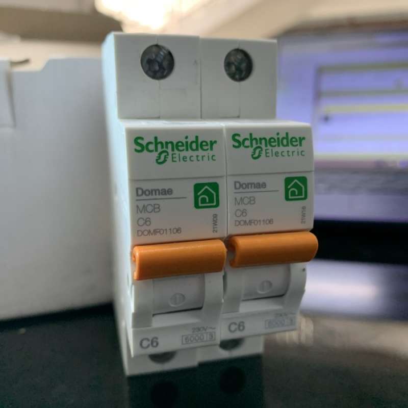 Promo Mcb Domae Schneider 1p 6a / 1pk 10a / 1p 16a / 1p 20a New Domae ...