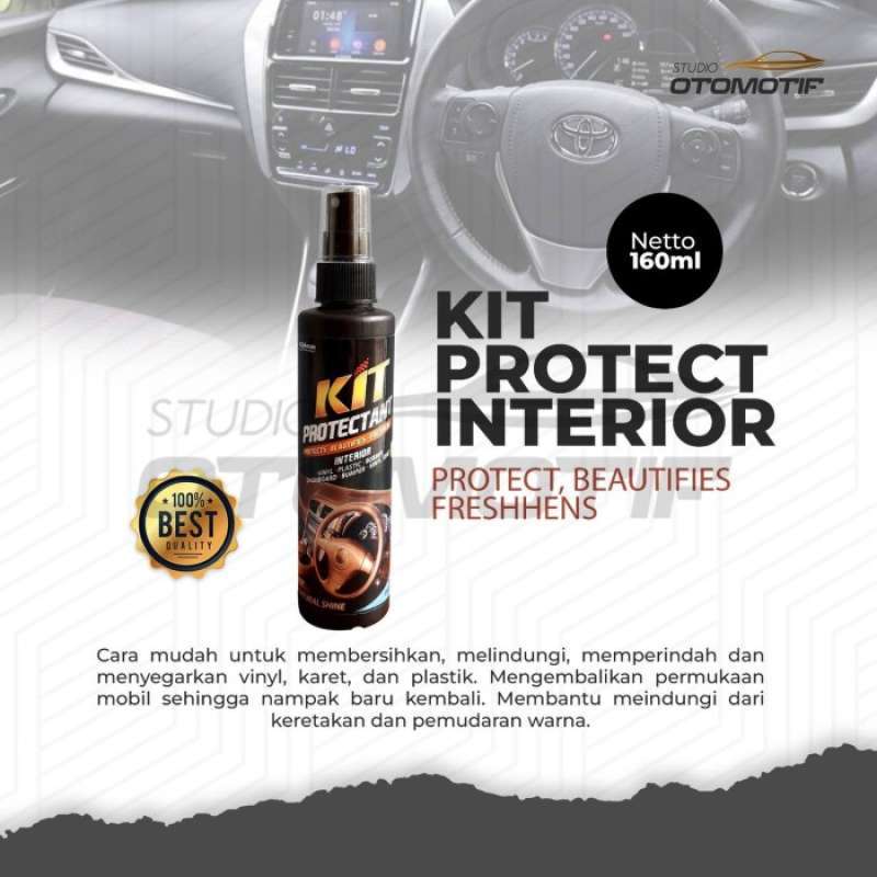 Jual Kit Protectant Vinyl Plastic Interior Pembersih Dashboard Mobil ...