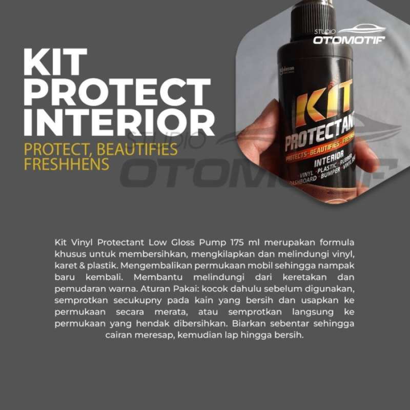 Jual Kit Protectant Vinyl Plastic Interior Pembersih Dashboard Mobil ...