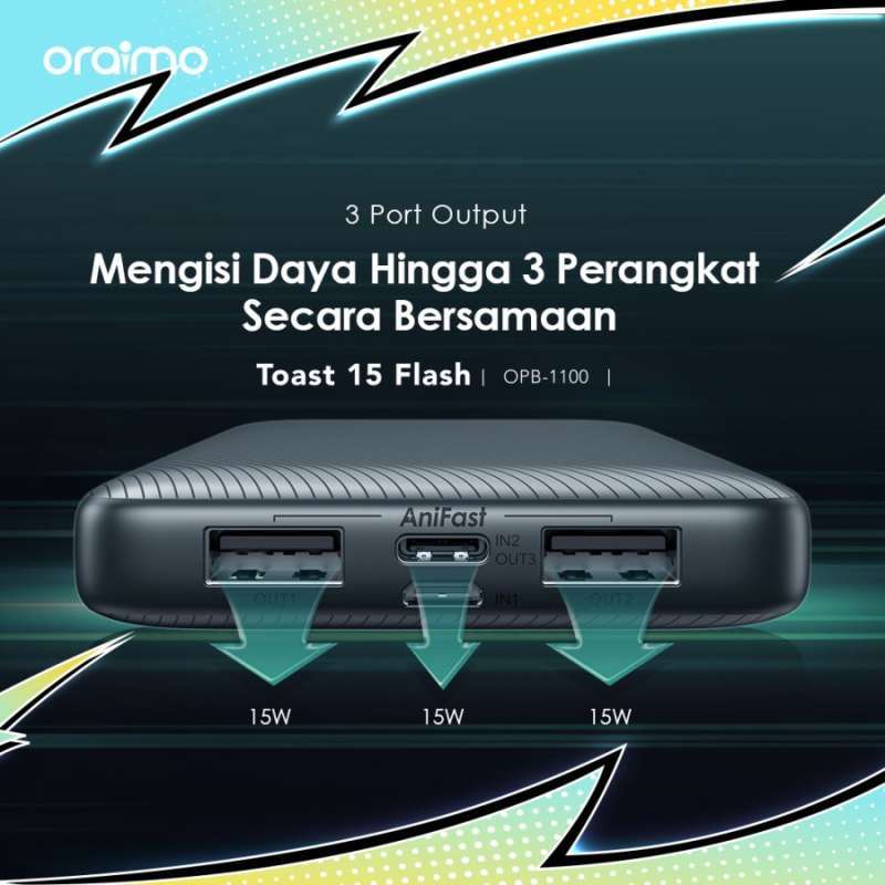 Promo Oraimo Powerbank X Mpl Mobile Legends Toast Opb-1100 10000mah ...