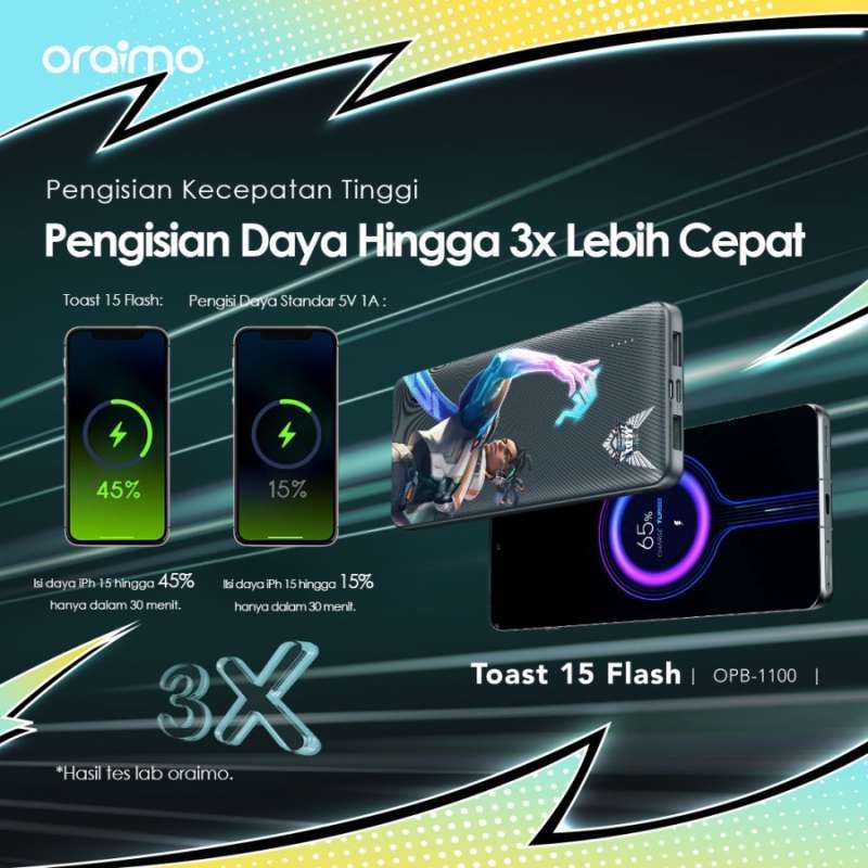 Promo Oraimo Powerbank X Mpl Mobile Legends Toast Opb-1100 10000mah ...
