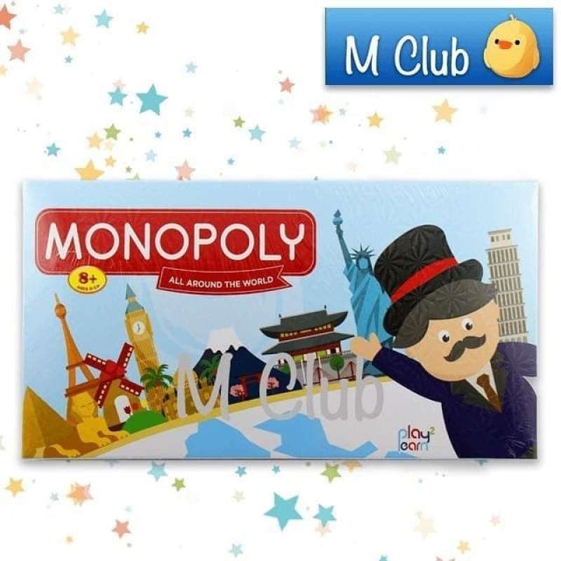 Promo Mainan Keluarga Monopoly Around The World Diskon 50% Di Seller ...