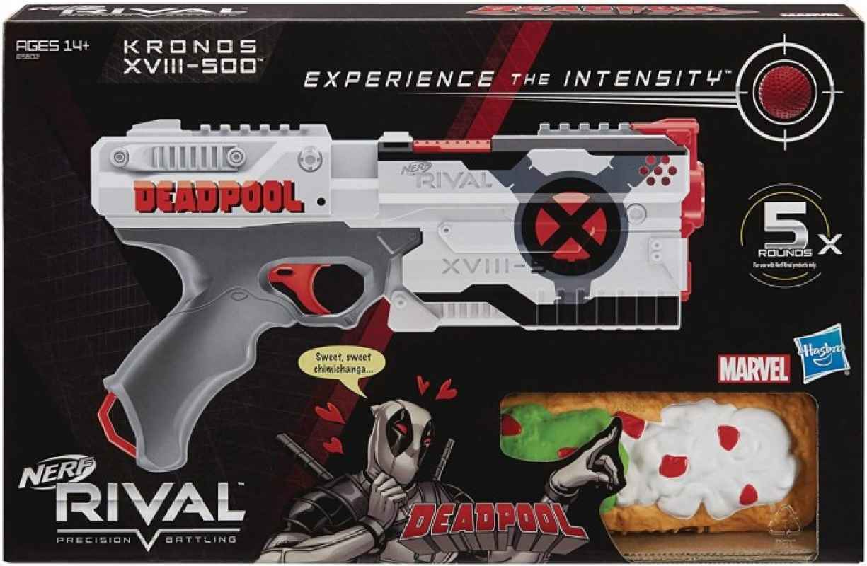 Promo Deadpool X-force Nerf Rival Blasterkronos Xviii-500 With ...