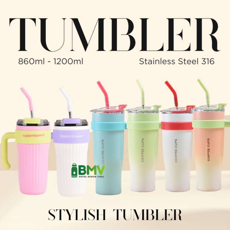 Promo Tumbler Viral Stainless Aesthetic Vacuum Flask Tahan Dingin ...