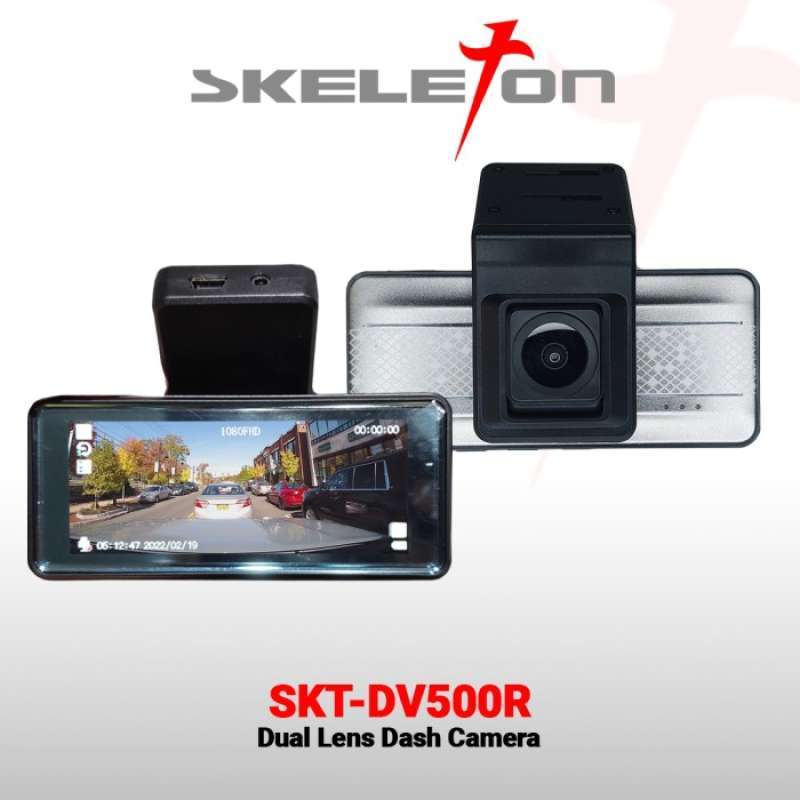 Promo Skeleton Car Rear View Mirror Driving Video Recording - Skt-dvr 500 Diskon 13% Di Seller ...