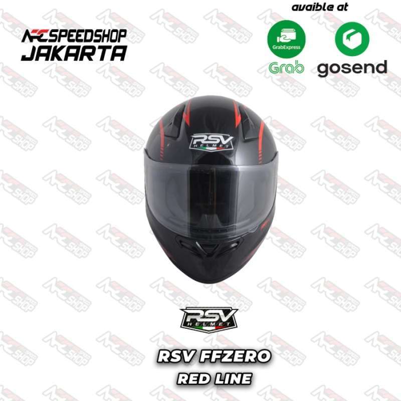Promo Helm Full Face Rsv Ffzero Red Line - Helmet Motor Ff Zero ...