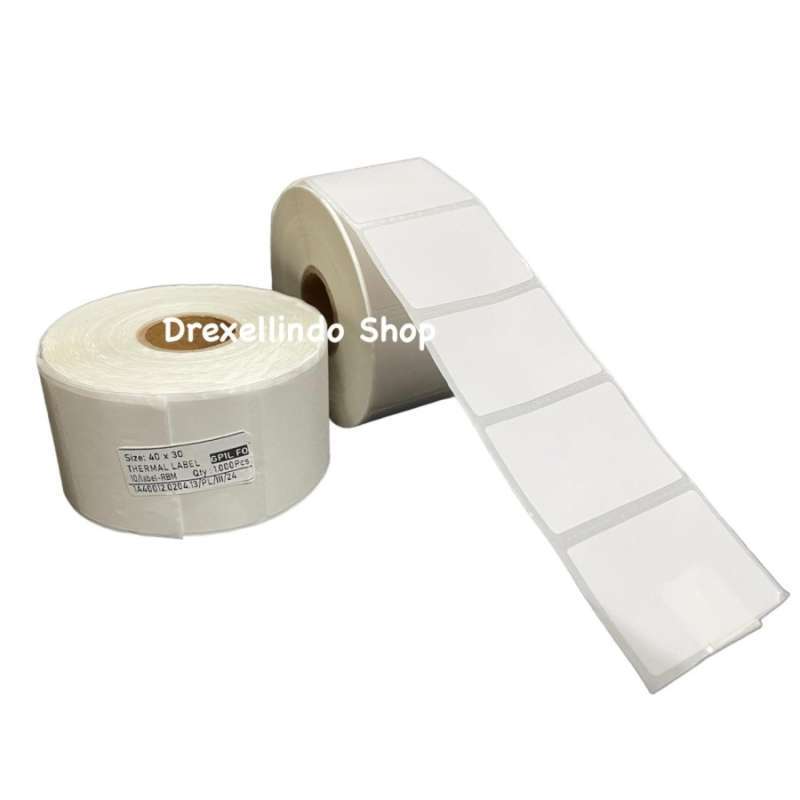 Jual Label Thermal 40 X 30 Mm Kertas Barcode Isi 1000 Pcs Di Seller ...