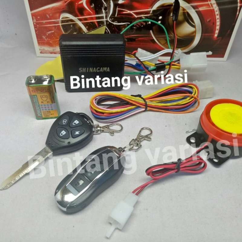 Promo Alarm Remote System Model Kunci - Alarm Motor Mobil Universal ...