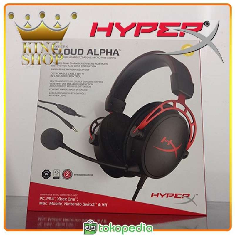 Promo 100% Produk Ori Hyperx Cloud Alpha Gaming Headset Diskon 23% Di Seller Zenoo Store - Kebon ...