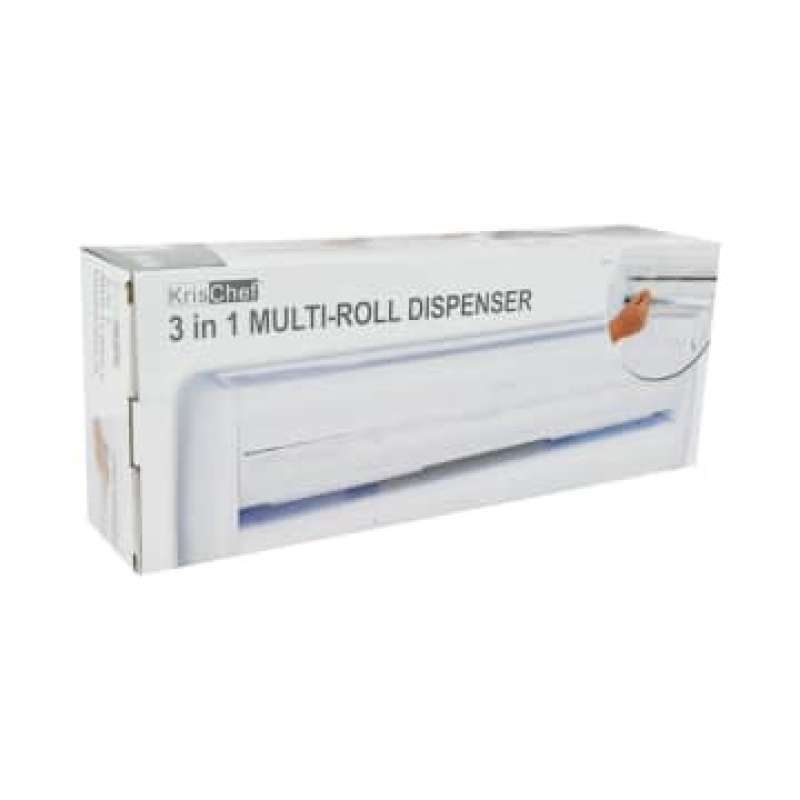 Promo Krischef Tempat Tisu Dapur, Wrap, Aluminium Foil 3 In 1 Diskon 23 ...