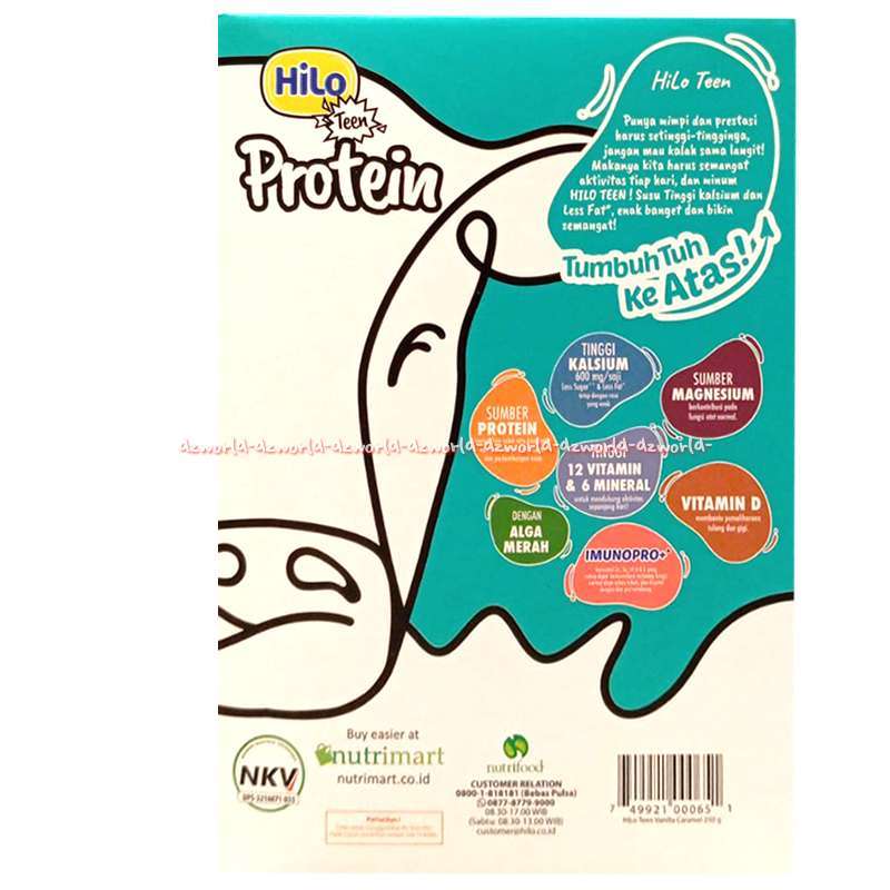 Jual Hilo Teen 400gr Hi Protein Melon Susu Tinggi Kalsium Protein Untuk ...