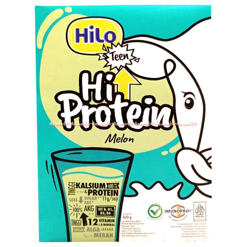 Jual Hilo Teen 400gr Hi Protein Melon Susu Tinggi Kalsium Protein Untuk ...