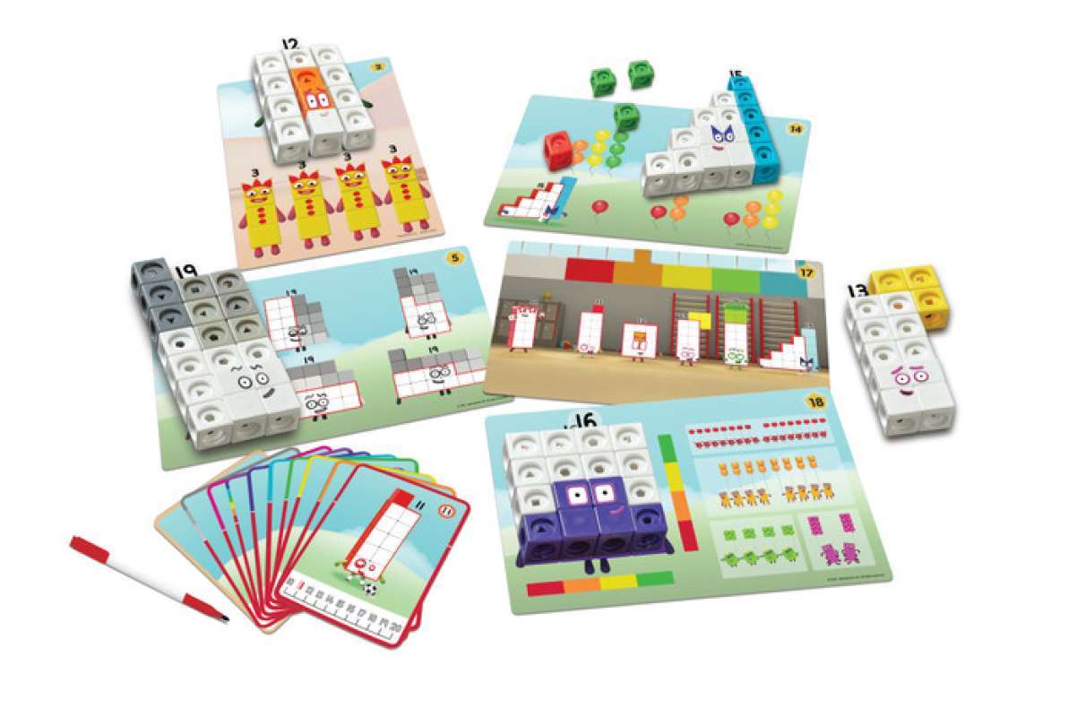 Promo Hand2mind Numberblocks Mathlink Cubes 11 20 Activity Set Diskon 42 Di Seller Tombstone