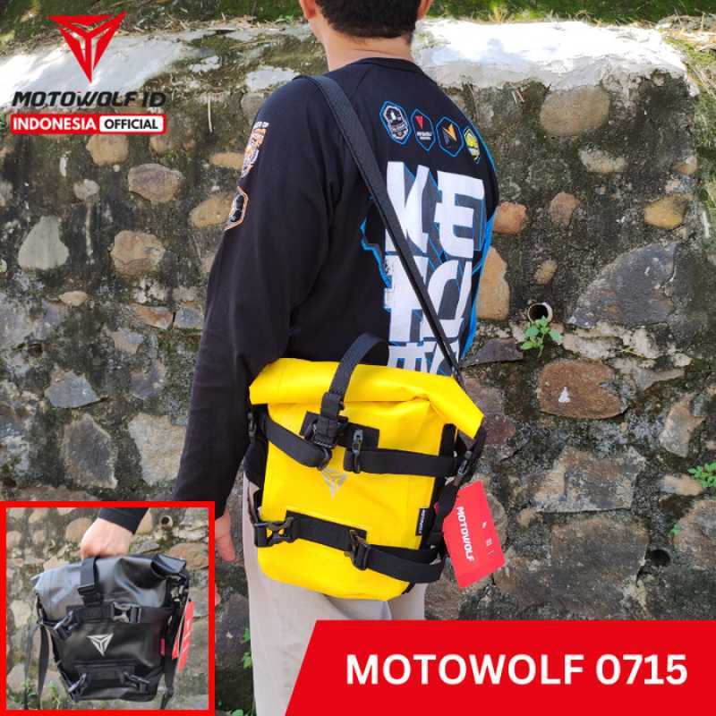 Promo Crashbar Bag | Tas Motor Touring | Sling Bag Waterproof Motowolf ...
