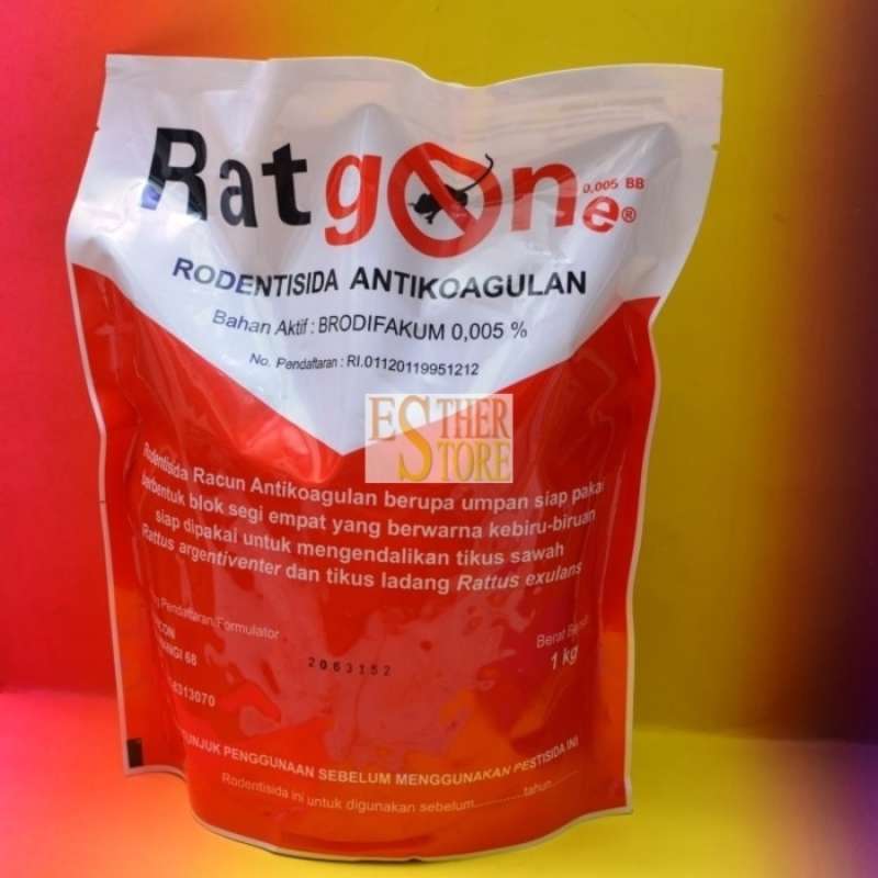 Jual Racun Tikus Siap Pakai Ratgone 0,005 Bb 1 Kg Rodentisida ...
