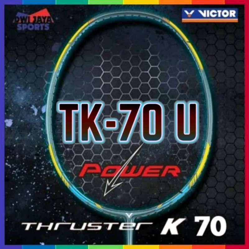 Jual Victor Thruster K 70 | Tk-70 U Badminton Racket - Vbs-66 Nano Di ...