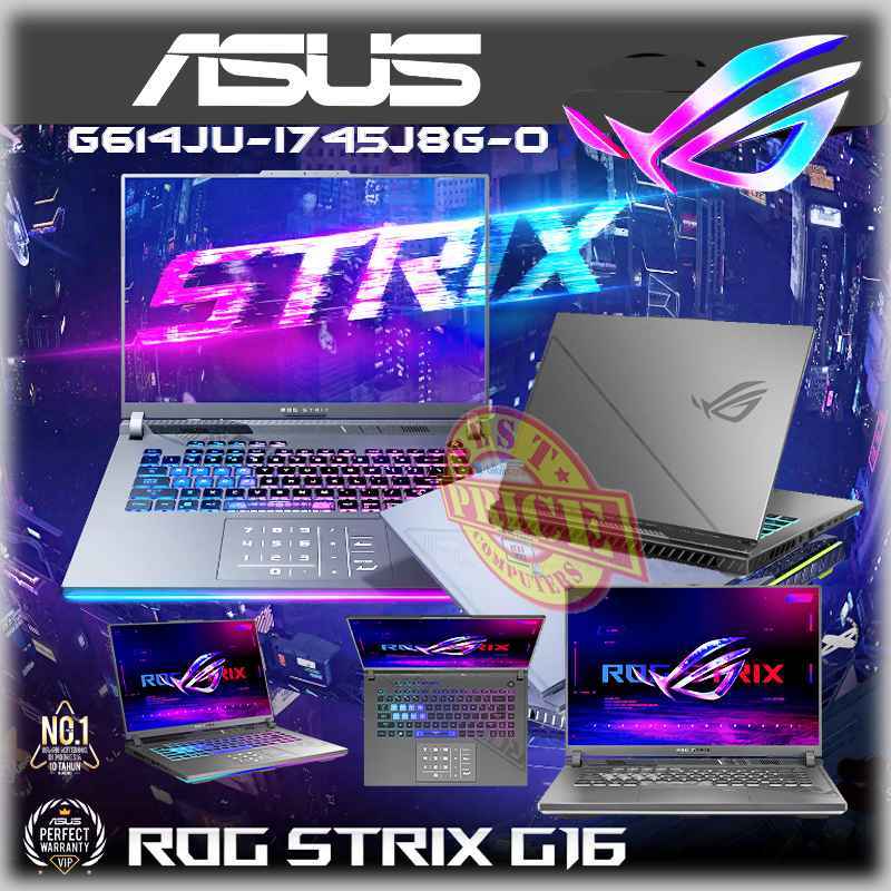Jual Asus Rog Strix G16 G614ju I745j8g O Core I7 13650hx 16gb 512gb ...