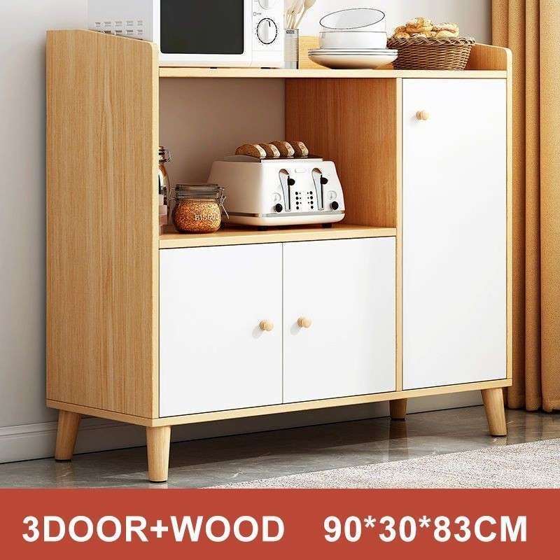 Promo Jp Lemari Dapur Minimalis Lemari Buffet Kayu Diskon 47% Di Seller ...