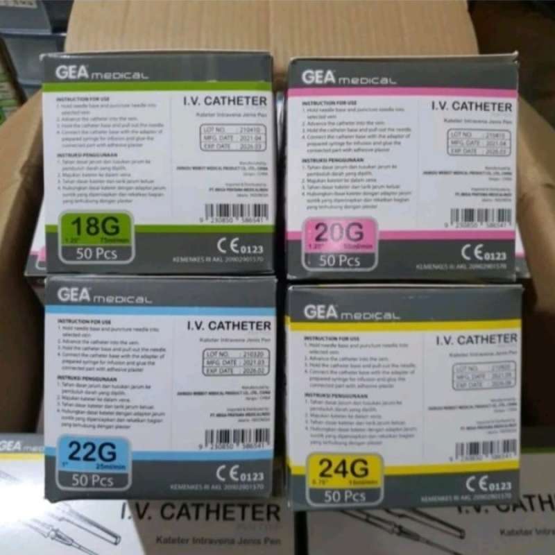 Promo Gea Iv Catheter / Abbocath Abocat Surflo / Kateter Intravena ...