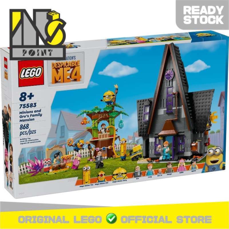 Jual Lego 75583 - Despicable Me - Minions And Gru's Family Mansion Di ...