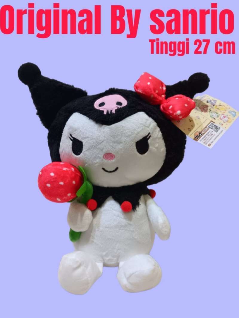 Jual Boneka Original Kuromi Strawberry Plush By Sanrio Di Seller Retail ...