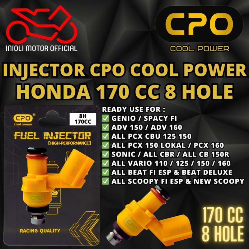 Jual Injector Racing Cpo 170cc 8hole Beat Scoopy Vario Pcx Adv Genio ...