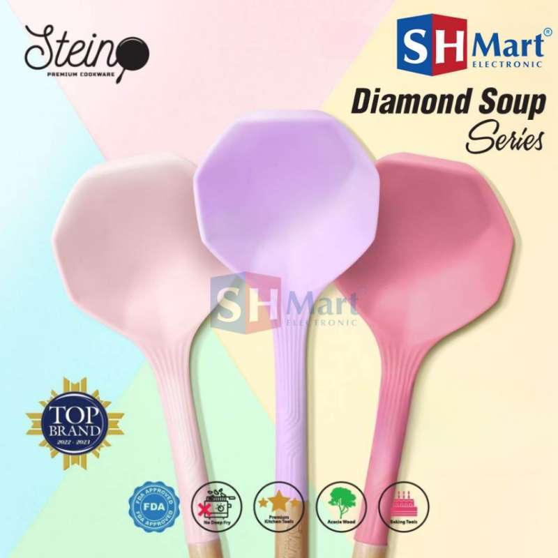 Jual Diamond Spatula Steincookware 2 In 1 - Diamond Turner + Soup ...