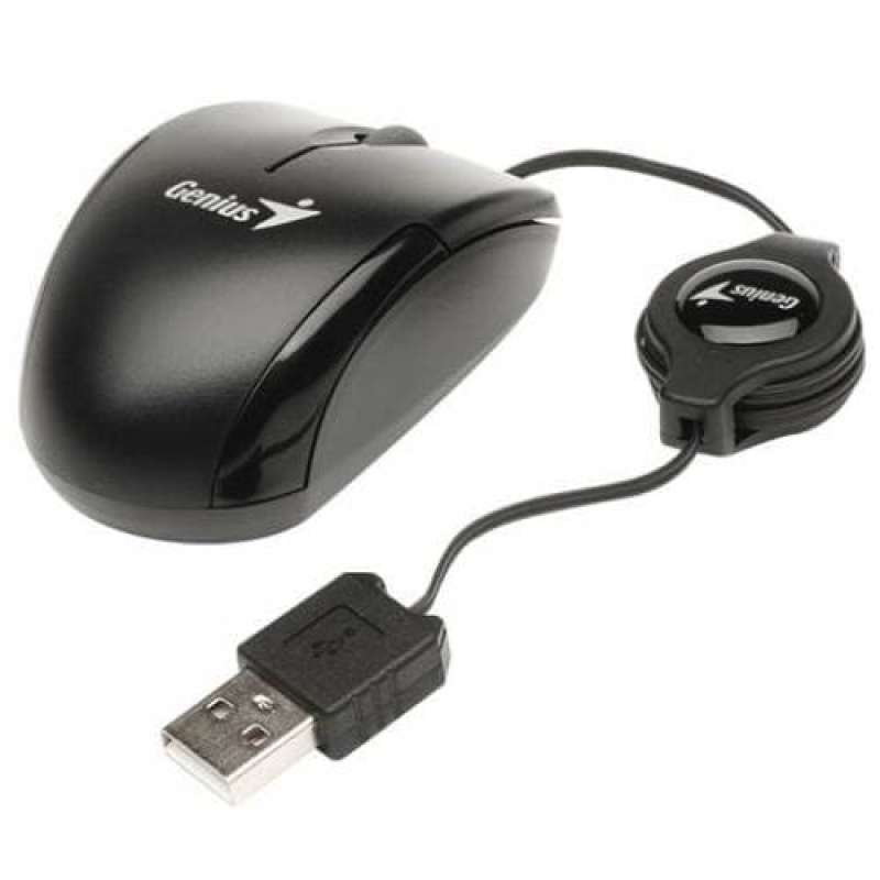 Promo 100% Produk Ori Optical Mouse Genius Micro Traveler Retractable ...