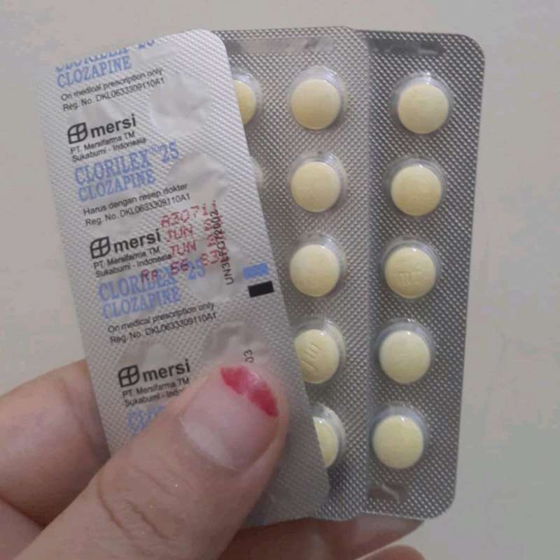 Jual Asli Dan Original Clorilex25 Mg (clozapine25 Clozapin25) Per Strip ...