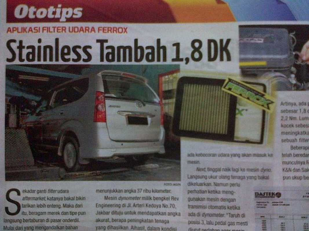 Promo Filter Udara Ferrox Xtrail T31 2000cc 2.0 (2008-2013) Diskon 6% Di Seller Toplets Shop ...