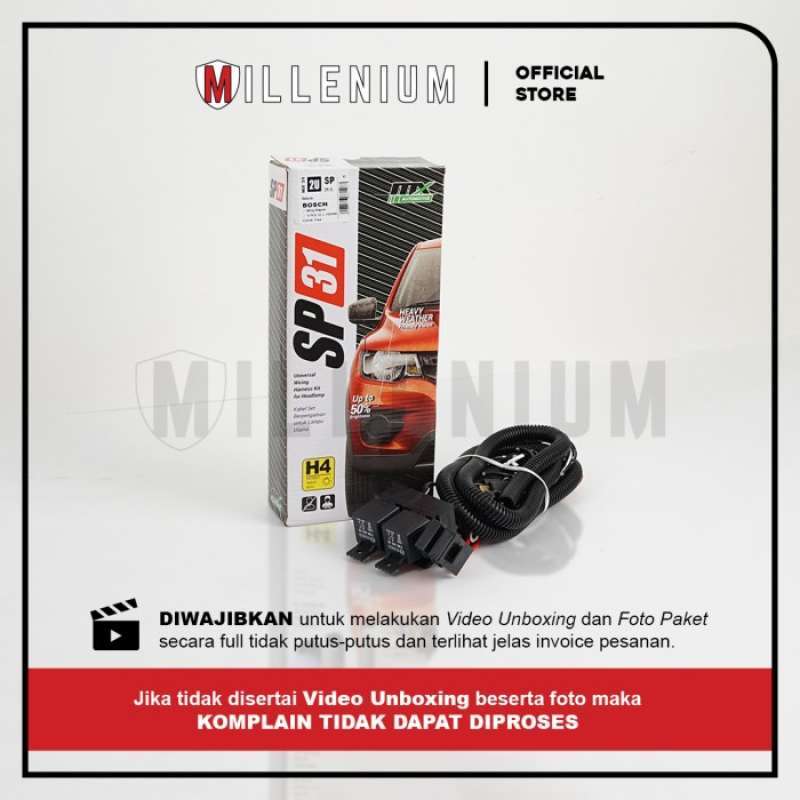 Promo Kabel Relay Set Bosch Sp Series Lampu Depan Headlamp H4 Mobil 2 ...