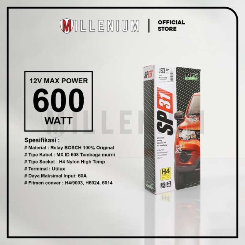 Promo Kabel Relay Set Bosch Sp Series Lampu Depan Headlamp H4 Mobil 2 ...