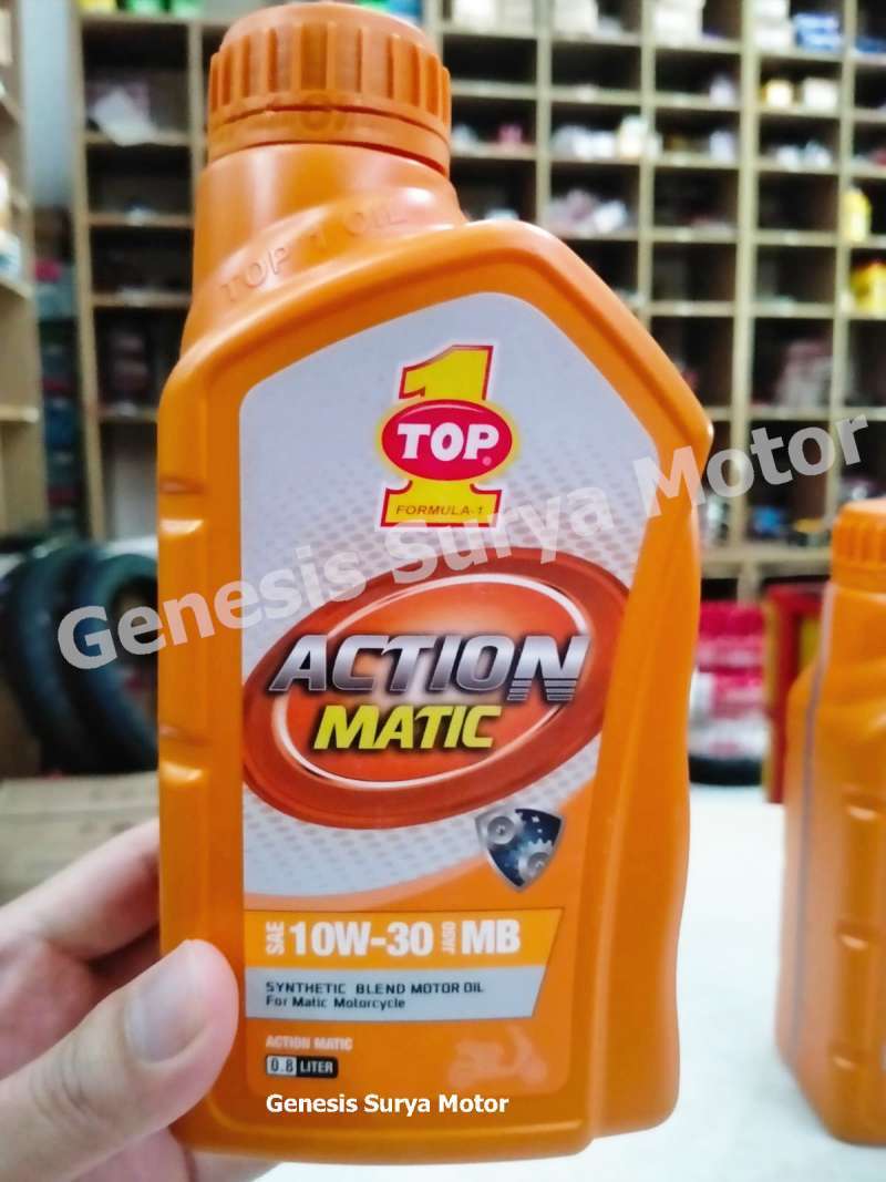 Jual Oli Top1 Action Matic 10w30 Api Sj 0.8lt Di Seller Genesis Surya ...