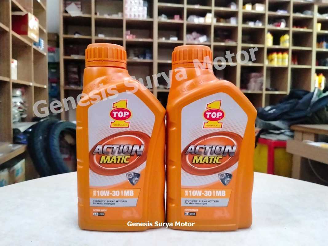 Jual Oli Top1 Action Matic 10w30 Api Sj 0.8lt Di Seller Genesis Surya ...