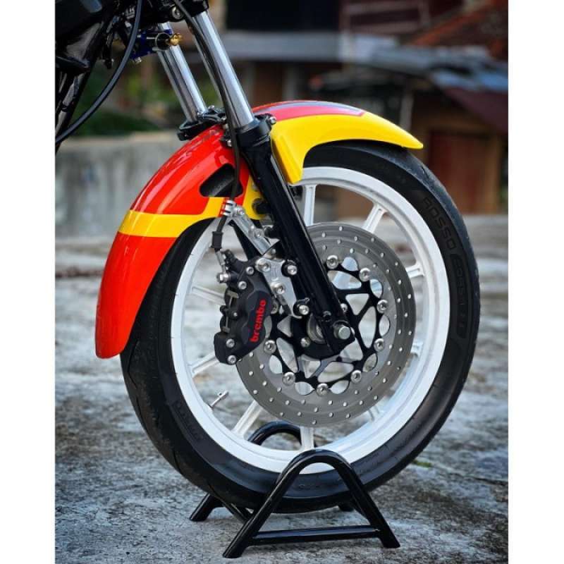 Promo Pedok Peddock Paddock Roda Depan Motor Universal Bahan Terbaik ...