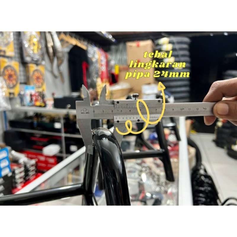 Promo Pedok Peddock Paddock Roda Depan Motor Universal Bahan Terbaik ...