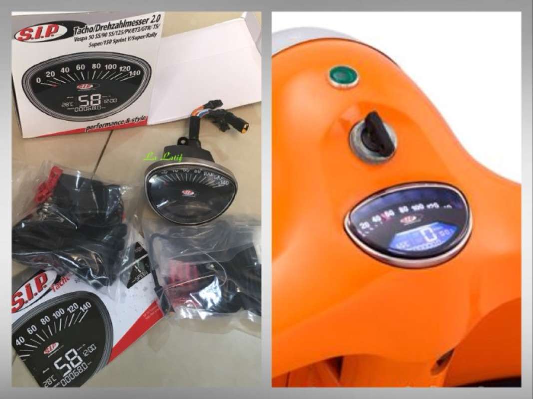Promo Speedo Digital Sip Untuk Vespa Super, Sprint, Ss90, Primavera ...