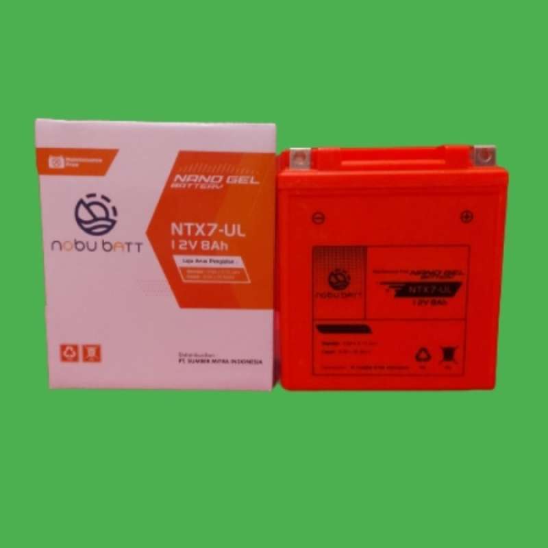 Promo Aki Accu Motor X Max Mt25 250 Rrrr Ntx7 Ul 12v 8ah Diskon 19% Di ...