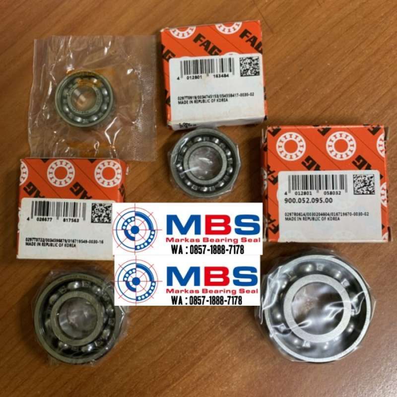 Promo Bearing Rasio Full Set Motor Force 1 - F1z - F1zr Merk Fag Diskon ...