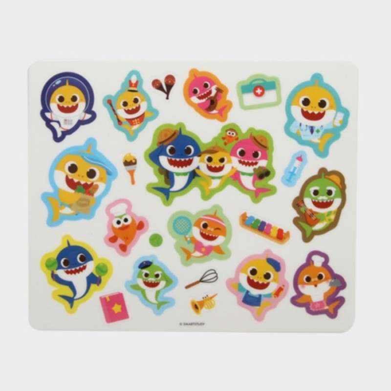 Promo Pinkfong Baby Shark Puffy Sticker Activity Books /buku Stiker ...