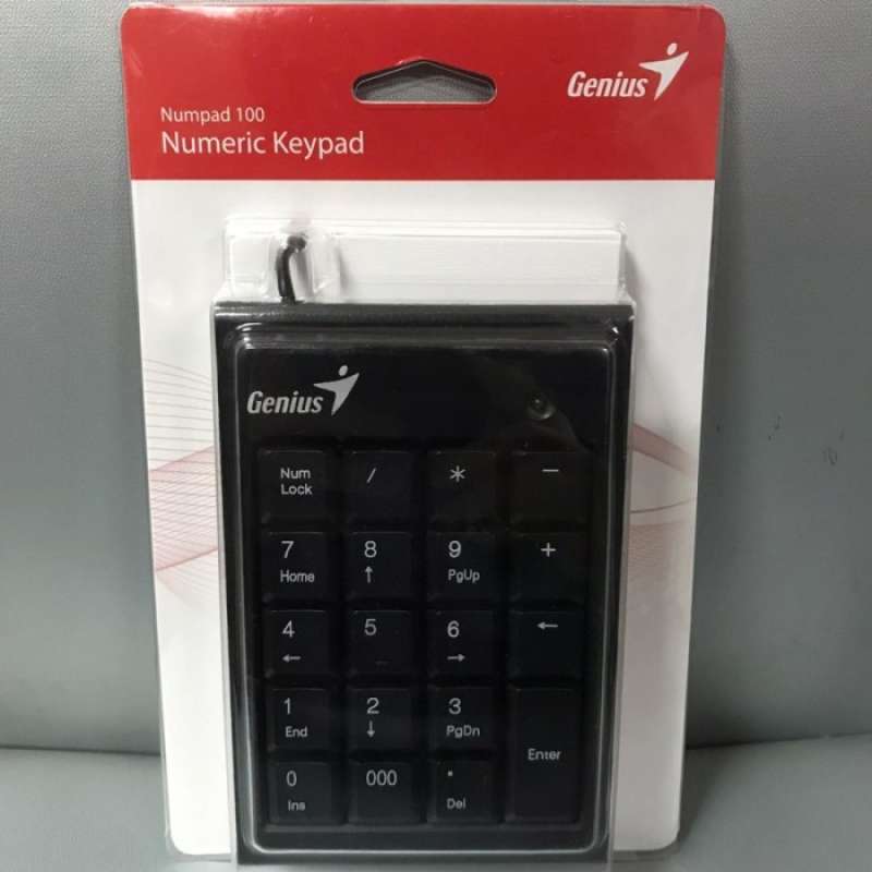 Promo 100% Produk Ori Keyboard Numerik Genius Numpad 100 Numeric Keypad ...